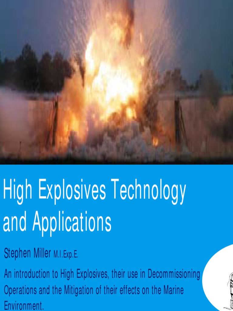 High Explosives Technology and Applications PDF | PDF | Explosive ...