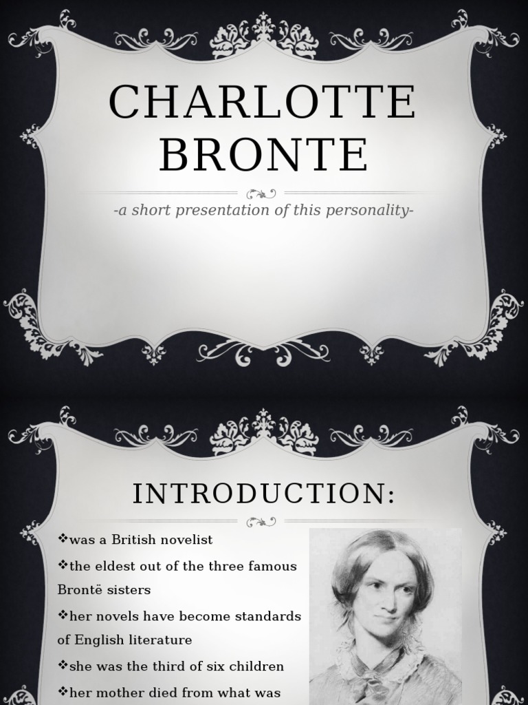 Charlotte Bronte - Presentation | PDF