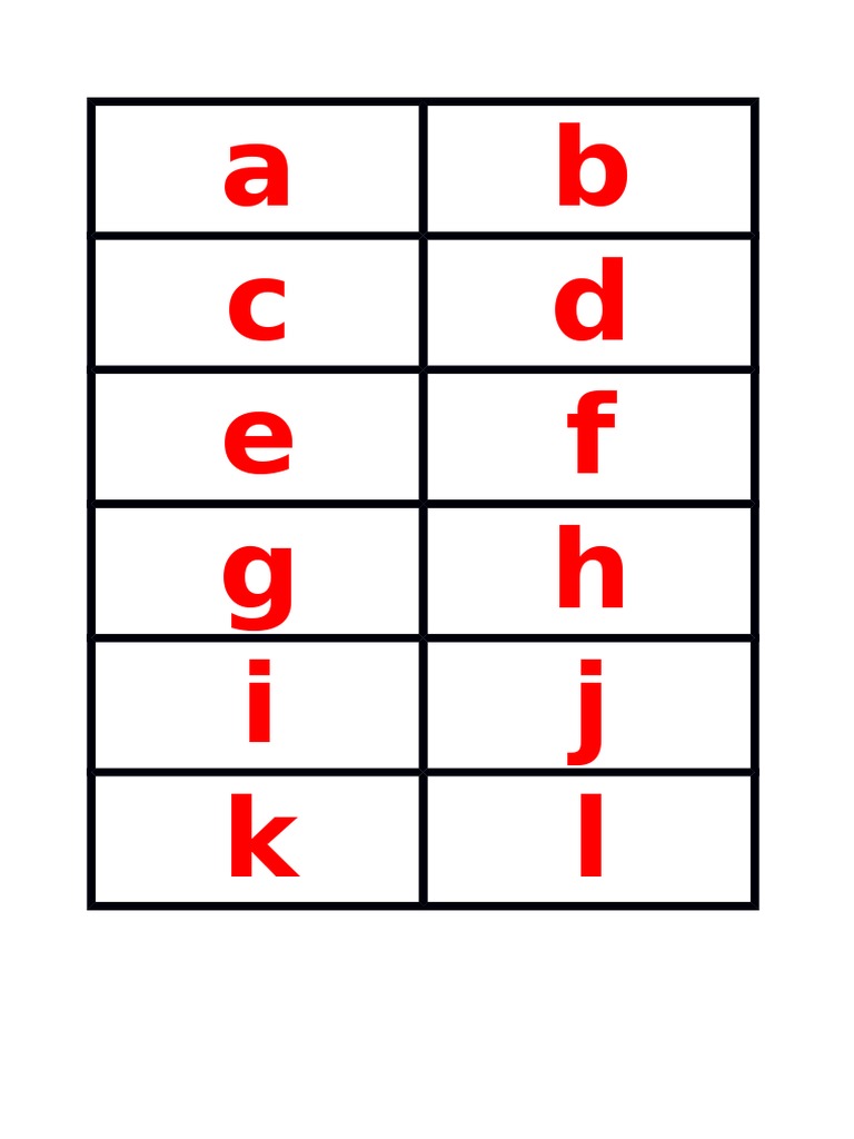 Alphabet One by One | PDF