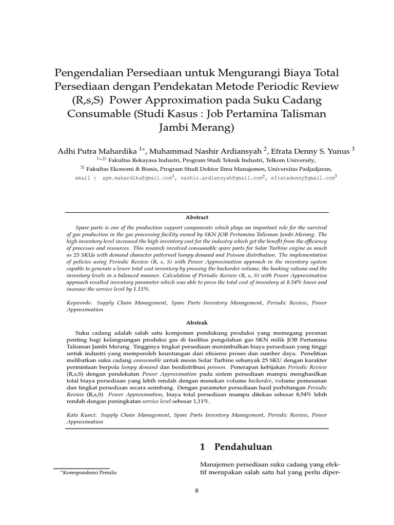 Adhi Putra Mahardika, Muhammad Nashir Ardiansyah, Efrata Denny S. Yunus | PDF