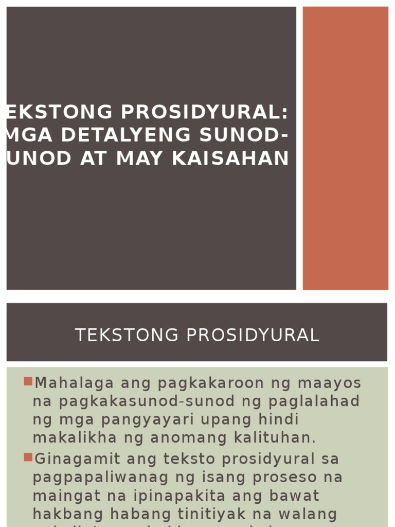 Tekstong Prosidyural | PDF
