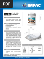 Ficha Tecnica Impermeabilizante IMPAC 5000 Fibratado. | PDF | Cemento ...
