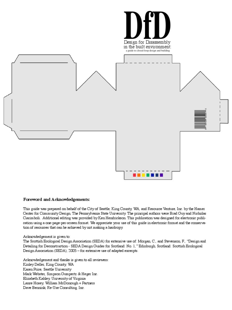 Design For Disassembly PDF | PDF | Recycling | Waste Management