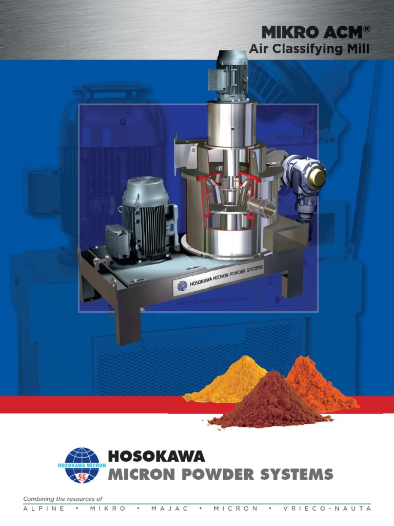 Most Mikro ACM® - Air Classifying Mill Systems | PDF | Mill (Grinding ...