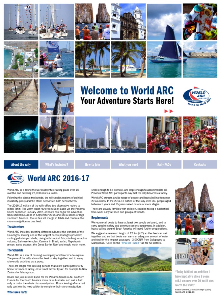 Worldarc 2016 Information Pack Eng | PDF | Ships | Boats