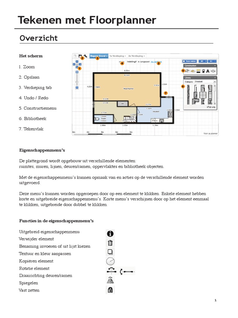Handleiding Floorplanner | PDF