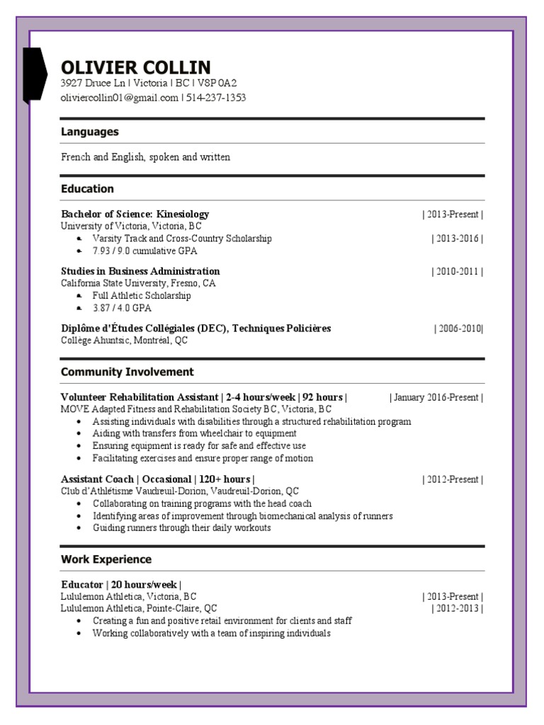 CV Portfolio | PDF | Physical Therapy