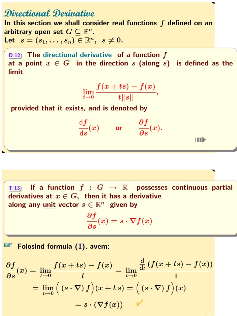 1 Eng Completare 05 2016 Differential Several Var | PDF | Derivative ...