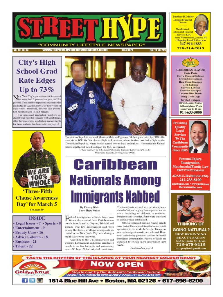 Street Hype Newspaper - February 19-28,2017 | PDF | U.S. Immigration ...