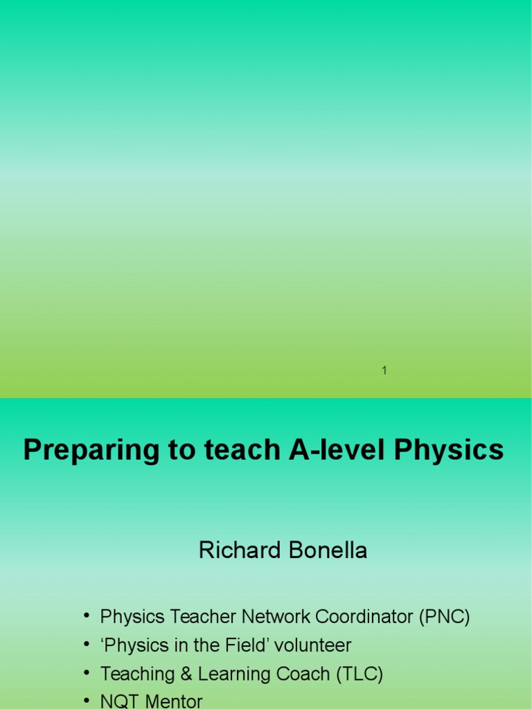 A Level Teaching | PDF | Gce Advanced Level (United Kingdom) | Test ...