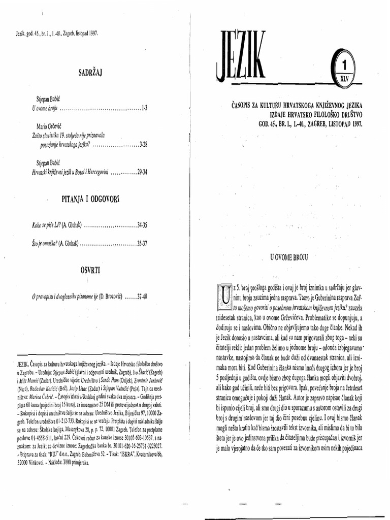 259574.1997 Zasto Slavistika Grcevic PDF | PDF