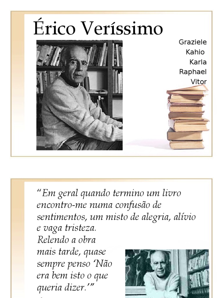 Érico Verissimo | PDF | Poesia | Clássicos