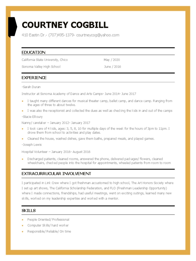 Resume For Any Job | PDF
