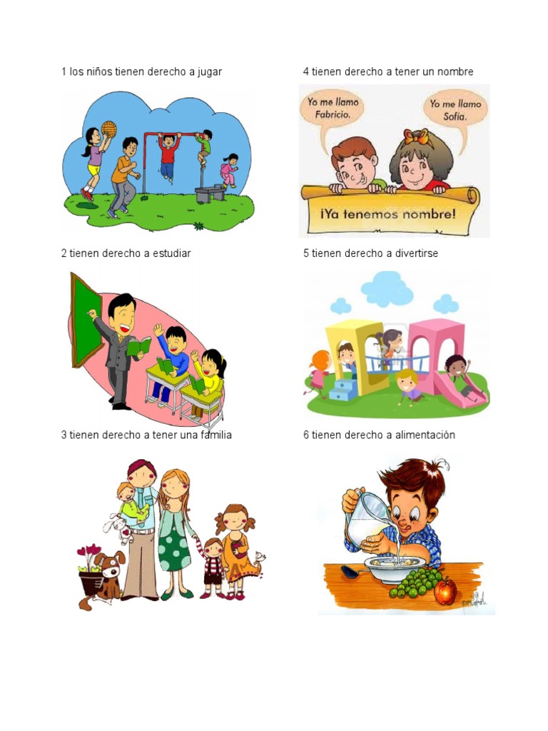 Derechos de Los Niños Ilustrado | PDF