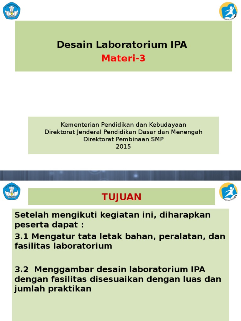 Desain Laboratorium IPA SMP | PDF