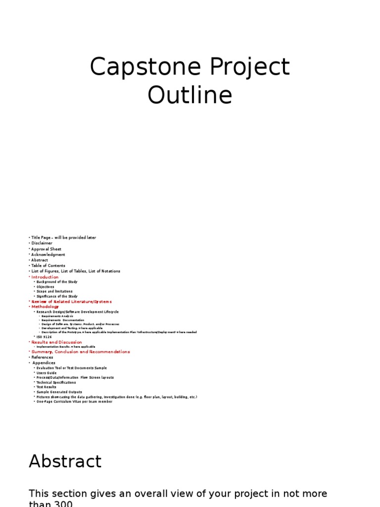 Information Technology Capstone Project | PDF | Software Development ...