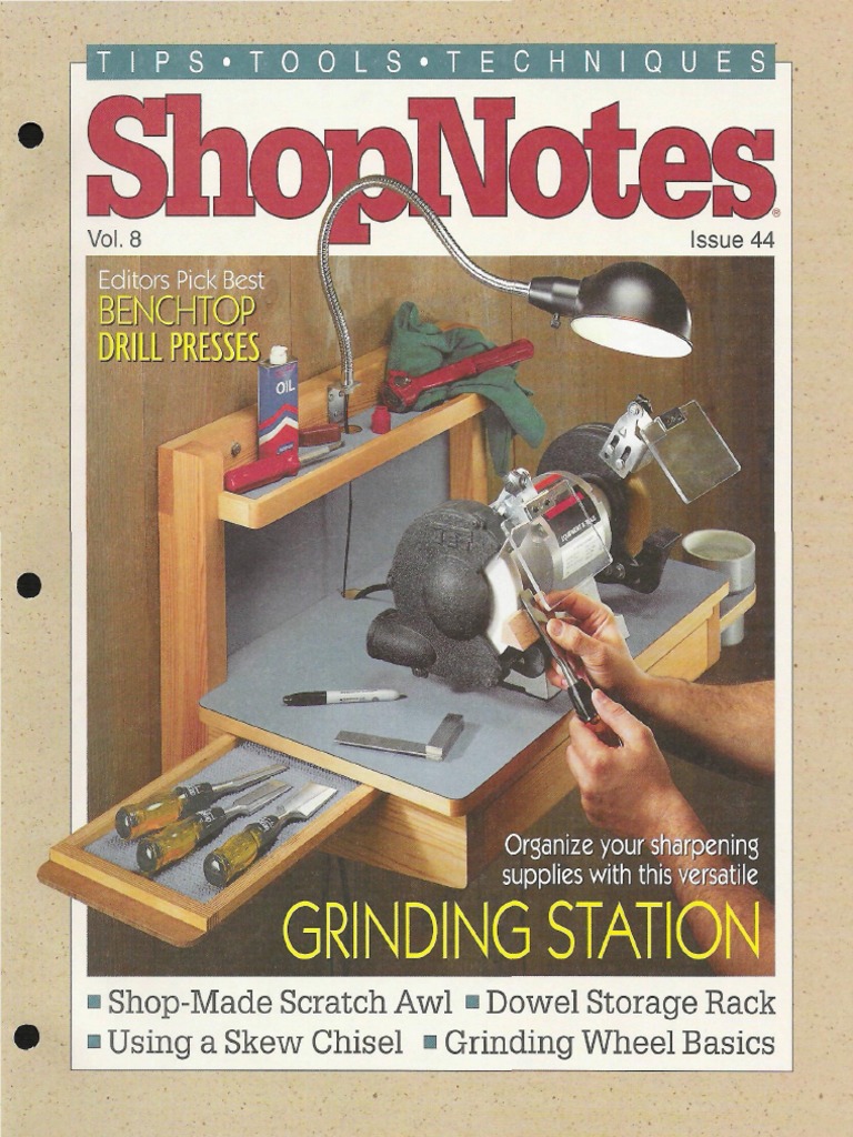 Crafts - Woodworking - Magazine - (Ebook) - Shopnotes #44 - Grinding ...
