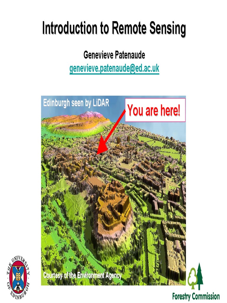 Introduction To Remote Sensing PDF | PDF | Image Resolution | Lidar