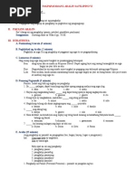 Filipino 5 Worksheet - Realon, J | PDF