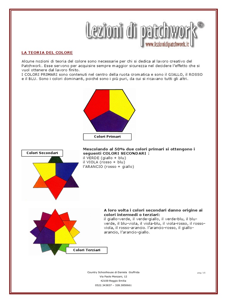 Teoria Del Colore | PDF