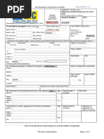 Arogya Sanjeevani Policy Reliance General-Proposal Form | PDF ...