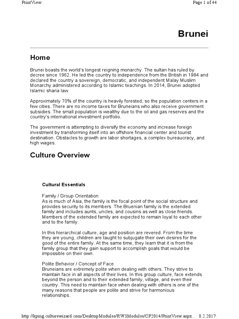 Brunei | Brunei | Malaysia