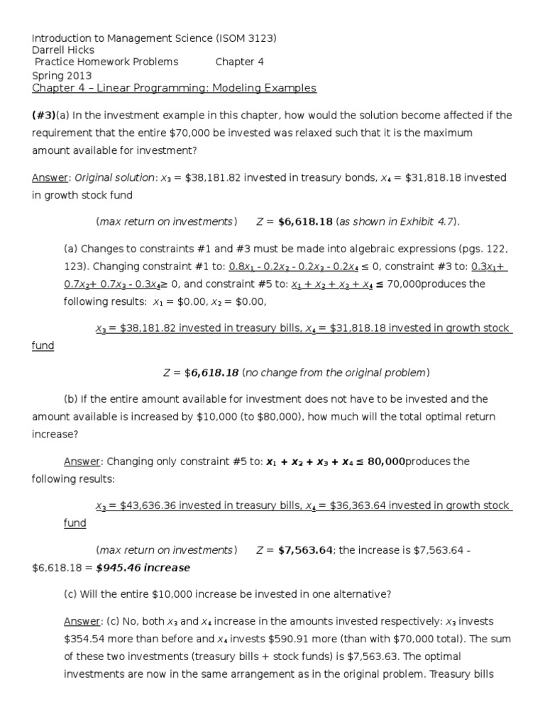 Chapter 4 Homework | PDF