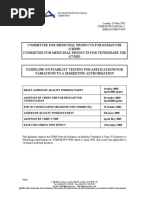 Type II Variation Checklist Guide | PDF