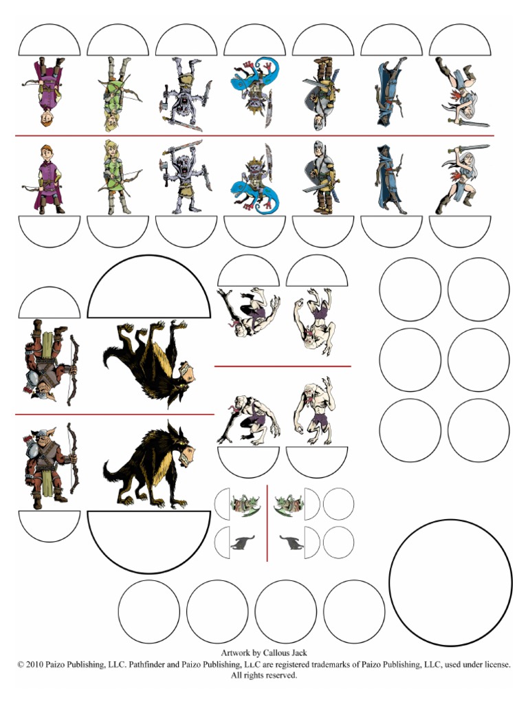 Pathfinder Paper Minis - Adventure Path 01 - Burnt Offerings PDF | PDF
