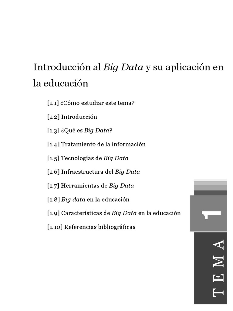 Tema1 Big Data UNIR | PDF | Big Data | Apache Hadoop