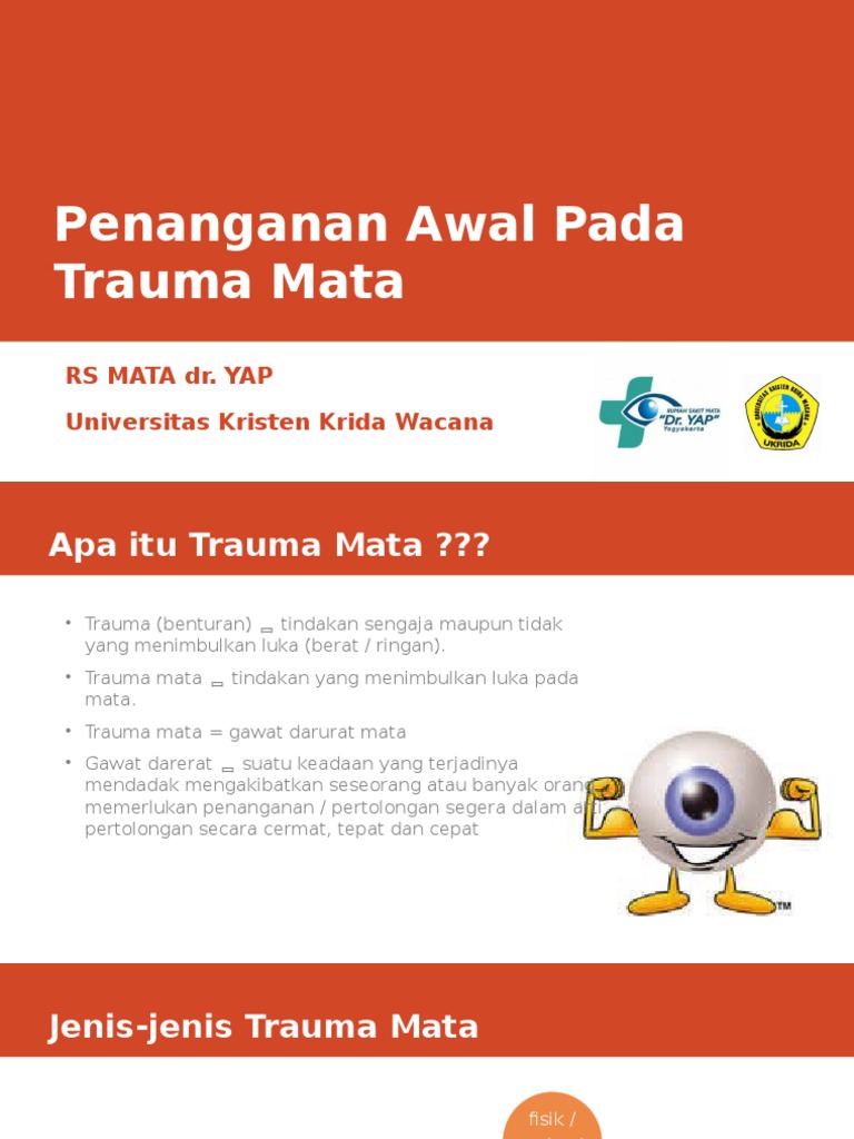 Penanganan Awal Pada Trauma Mata | PDF