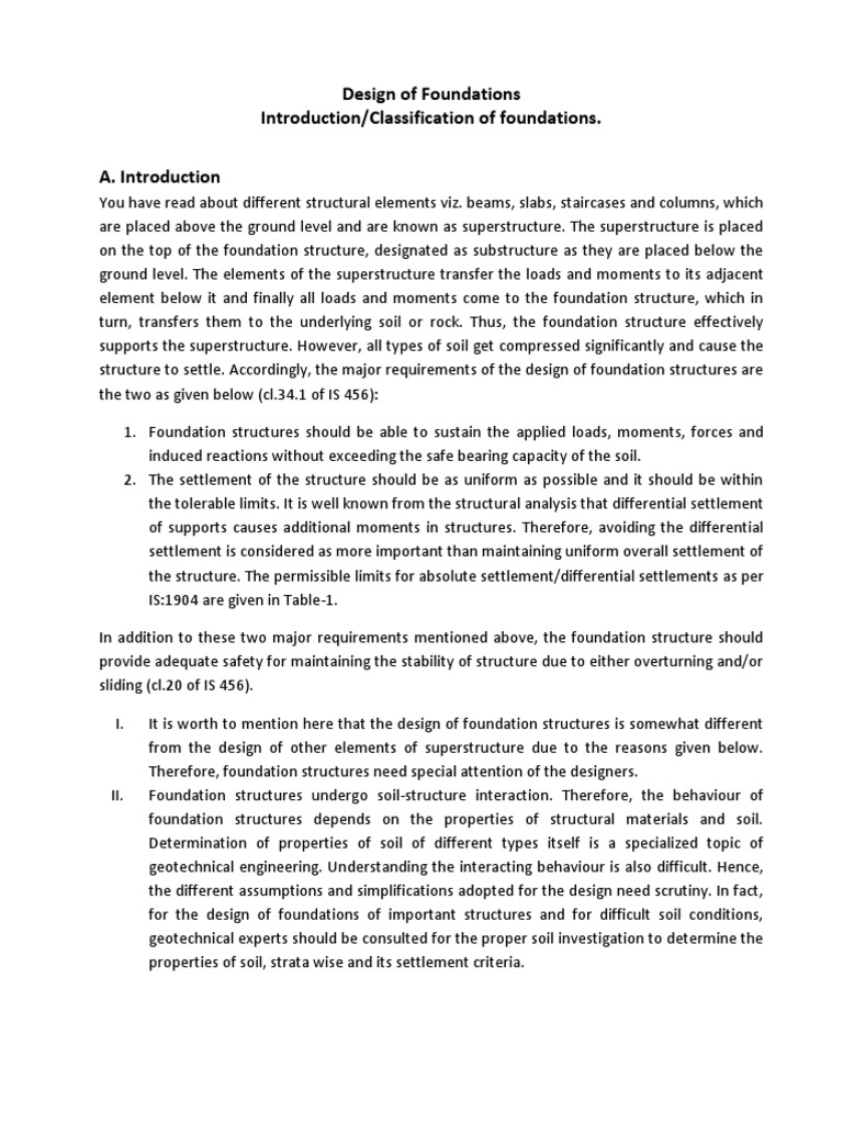 Design of Foundations Assignment | PDF | Deep Foundation | Column