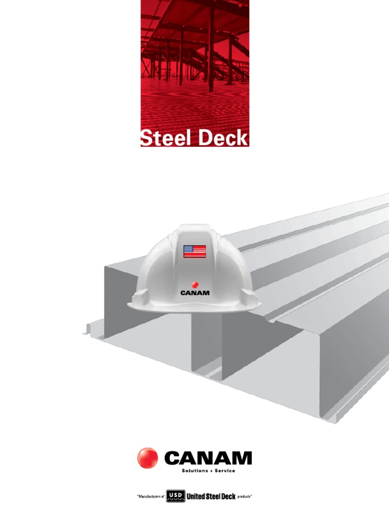Canam Steel Deck PDF | PDF | Strength Of Materials | Bending