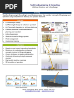 Standard Lift Plan Template | PDF | Crane (Machine) | Elevator