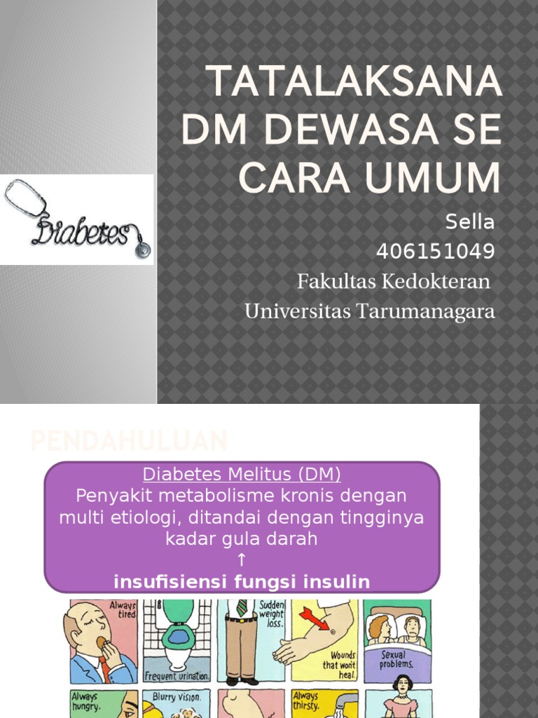 Tatalaksana DM Secara Umum | PDF