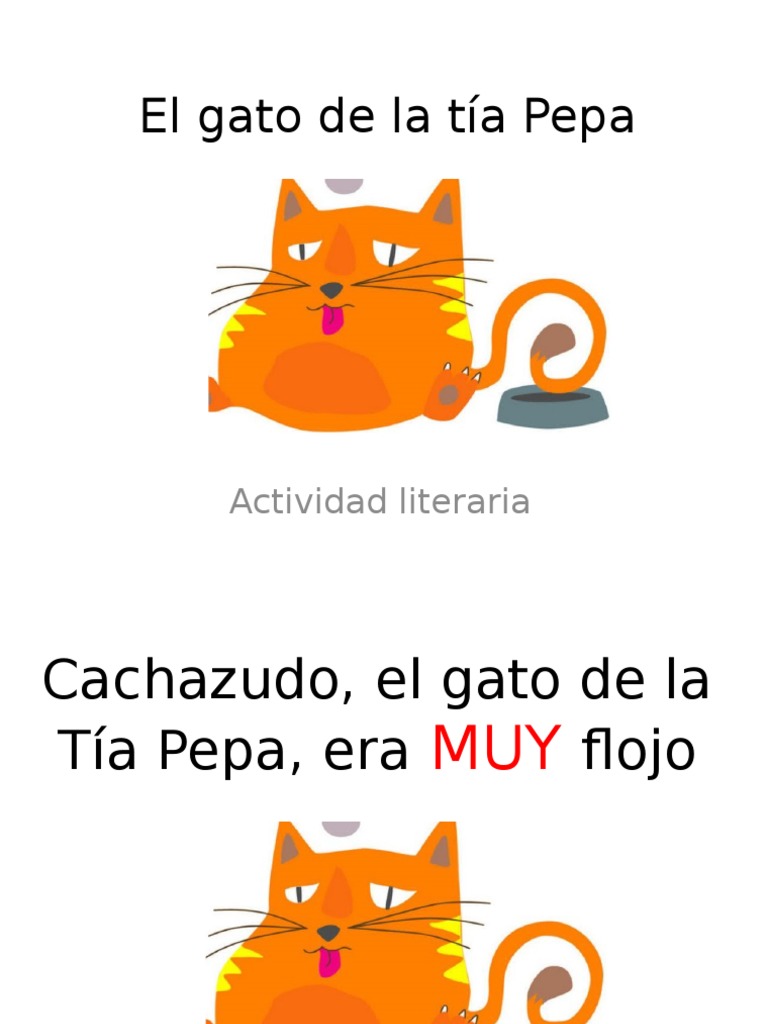 Cachazudo y la Tía Pepa: Cuento Corto | PDF