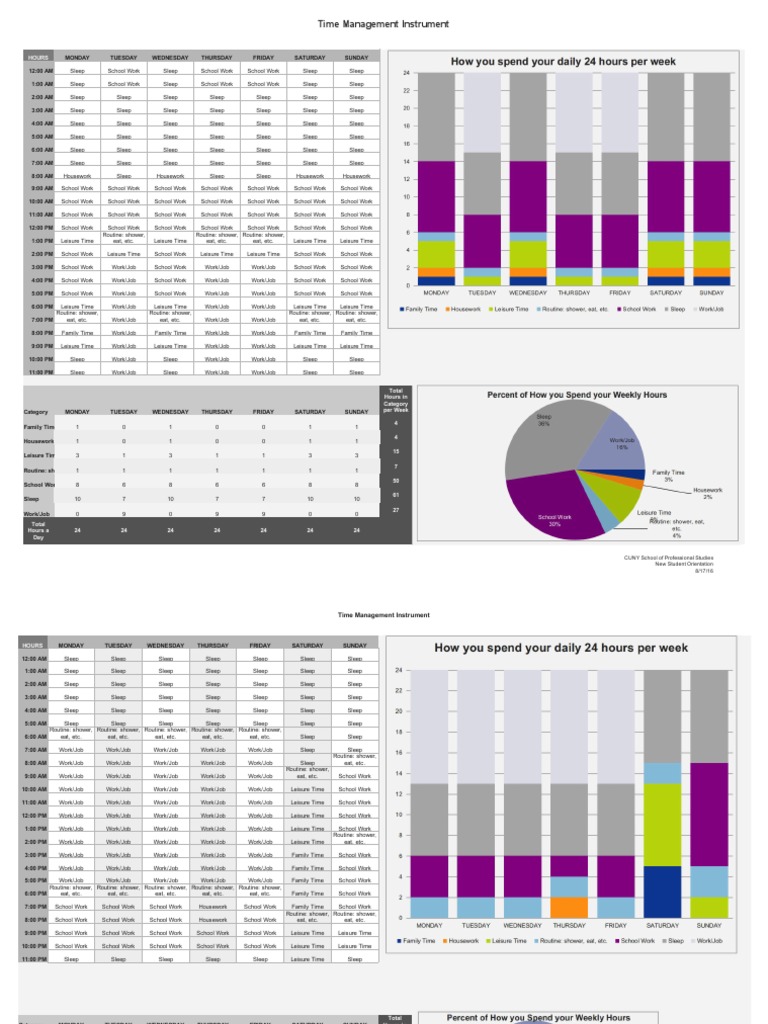 Time Management Instrument | PDF | Sports | Leisure