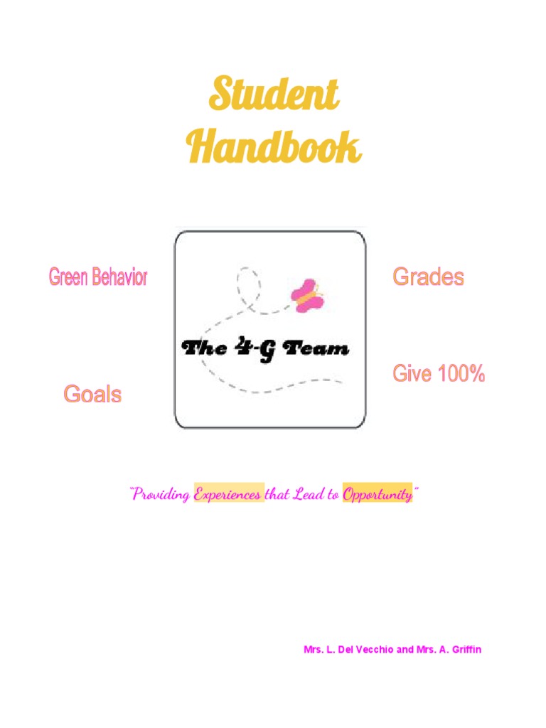 Fourth Grade Handbook 2016-2017 | PDF | Homework | Learning