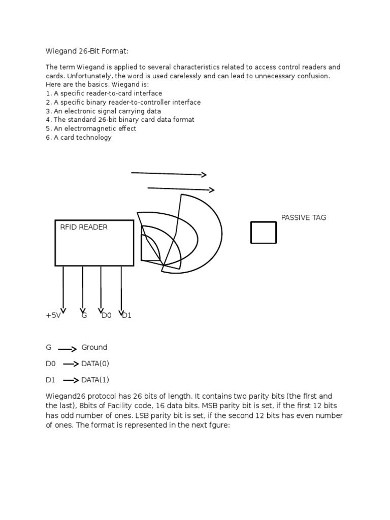 Wiegand 26 | PDF