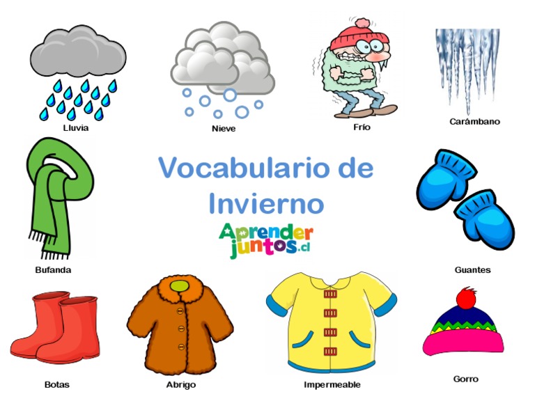 Vocabulario de Invierno | PDF