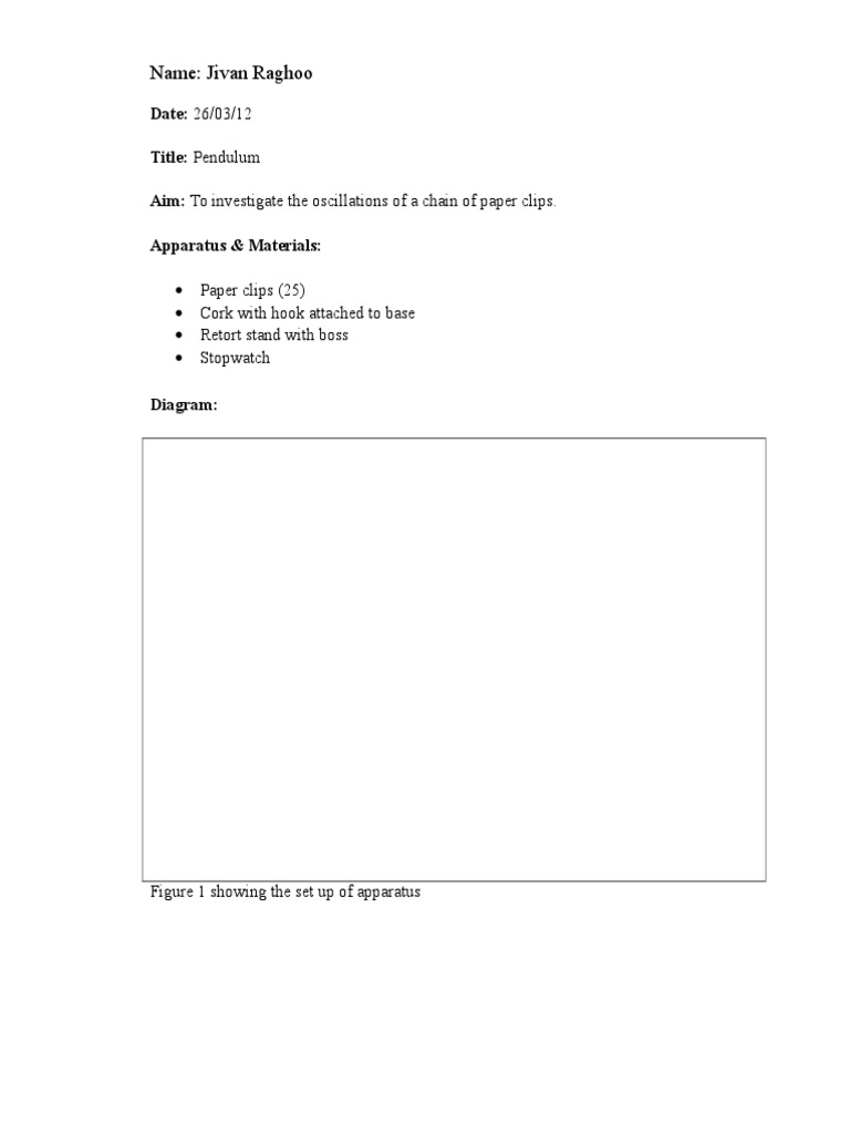 Lab 9 Pdf Pendulum Oscillation