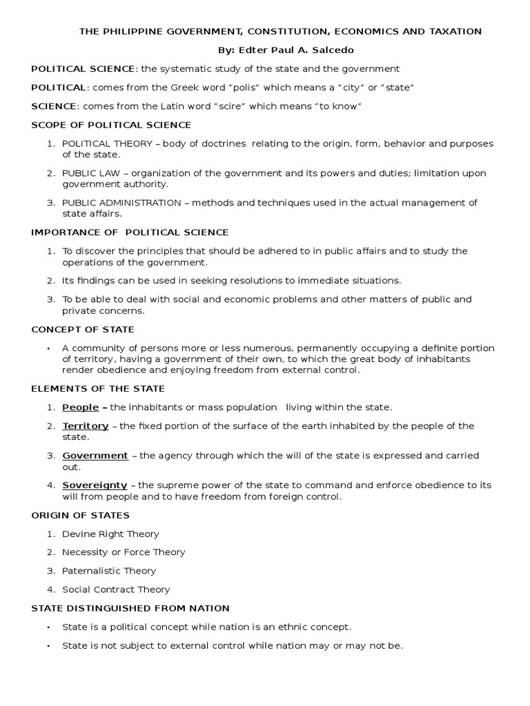 The Philippine Government | Constitution | Philippines