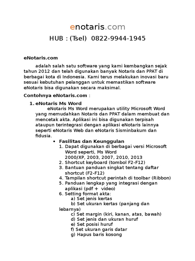 Software eNotaris untuk Notaris dan PPAT | PDF | Komputer | Teknologi ...