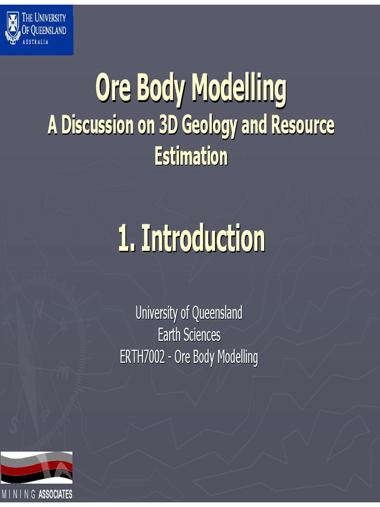 Ore Body Modelling | PDF | Geology | Conceptual Model