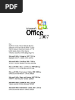 MS Office 2007 Product Key Free (Updated 2021) | PDF | Microsoft Office ...