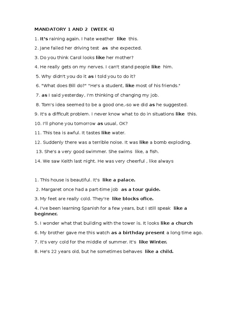 Mandatory 1 and 2 | PDF