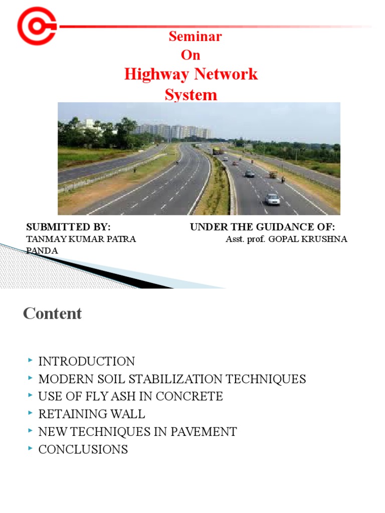 Civil Highway Network System | PDF | Road Surface | Fly Ash