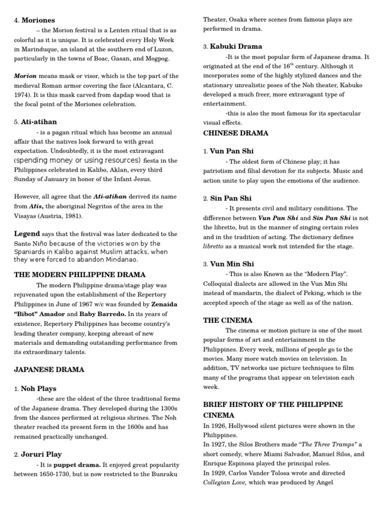 Humanities 101 | PDF | Philippines | Entertainment