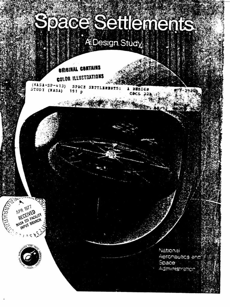 Space Settlements A Design Study | Download Free PDF | Space ...
