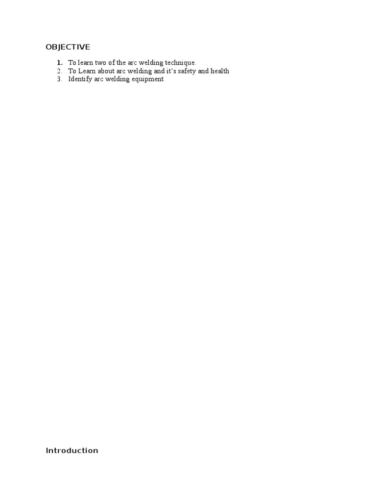 Welding Report | PDF | Welding | Construction